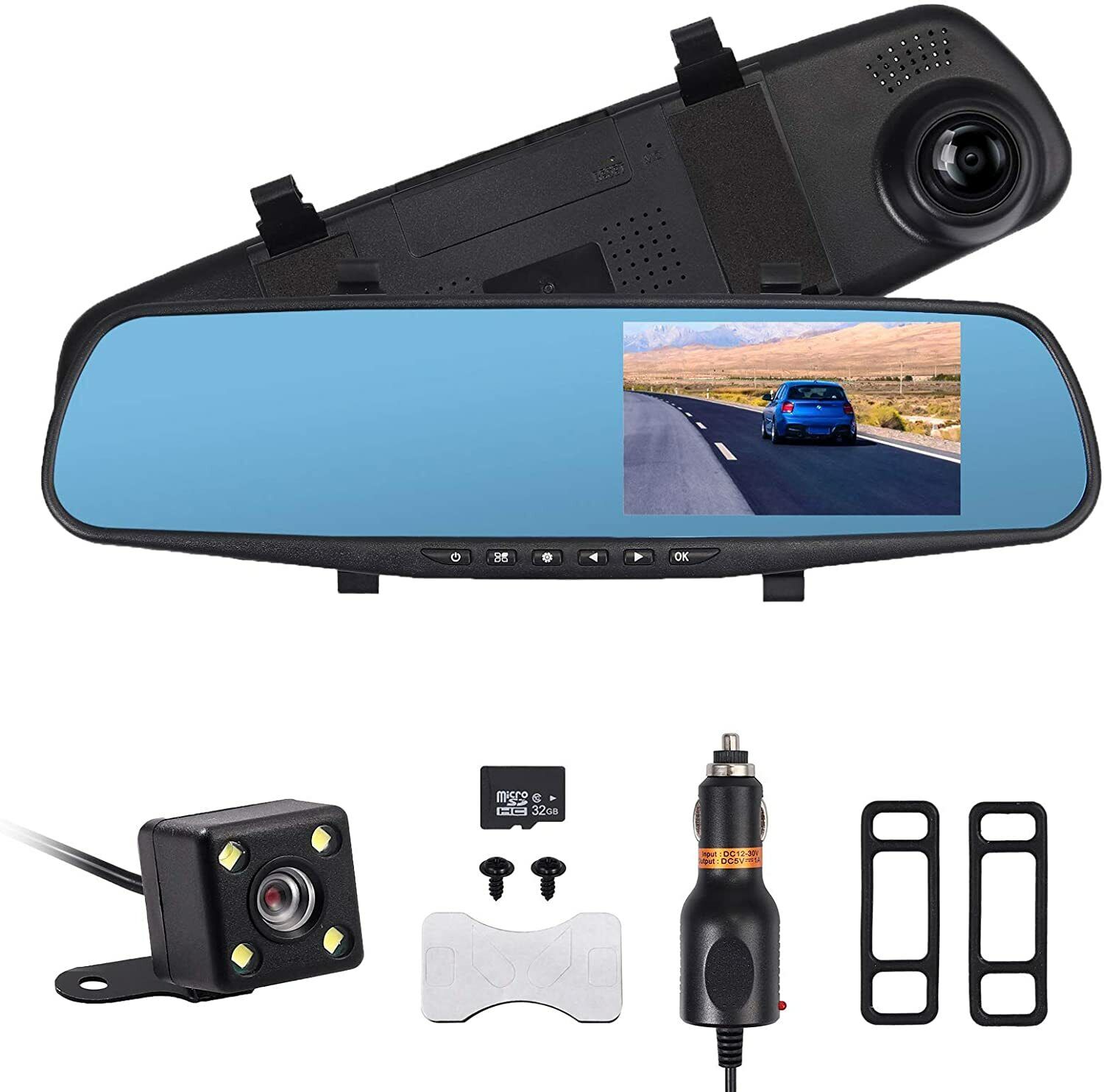 Vehicle Blackbox DVR With Front And Rear Camera - my Hyrax