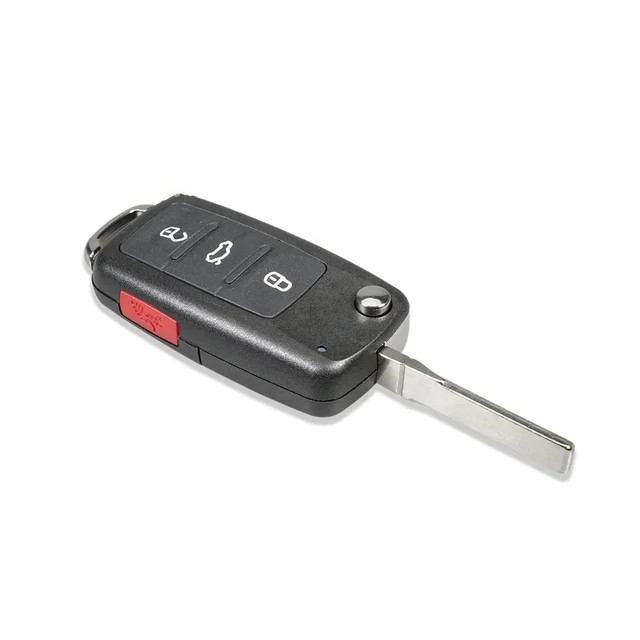 Volkswagen 3+1 Button Unprogrammed Remote Key Smart Key Programmable ...